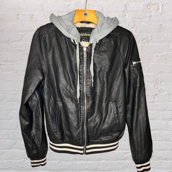 Madden Girl | Jackets & Coats | Madden Faux Sherpa Lined Vegan Leather ...